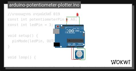 Ledvariable Resistor 019 Wokwi Esp32 Stm32 Arduino Simulator