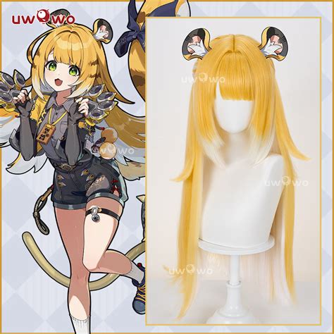 【pre Sale】uwowo Game Zenless Zone Zero Zzz Ju Fufu Cosplay Wig Long
