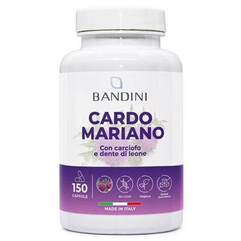Cardo Mariano 150 Capsule Fegato Sano Diuretico E Digestivo