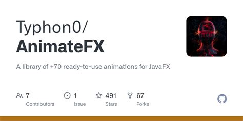 Github Typhon0animatefx A Library Of 70 Ready To Use Animations For Javafx