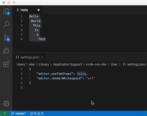 Leading Whitespaces Are Reformatted When Using Block Indention · Issue 89011 · Microsoftvscode