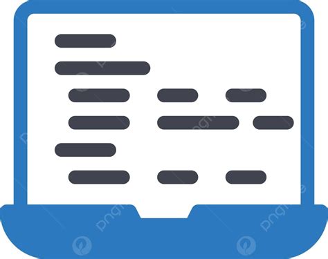 Coding Digital Script Laptop Vector Digital Script Laptop Png And