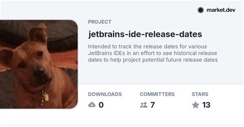 Jetbrains Ide Release Dates Ecosystem Directory Market Dev