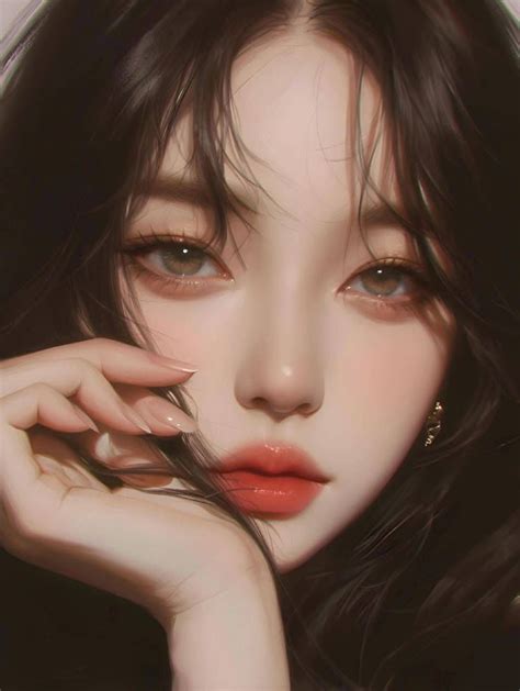 Pin Oleh Chay Ii Di အေအိုင် Seni Potret Gambar Profil Kartun Gadis Seni Digital