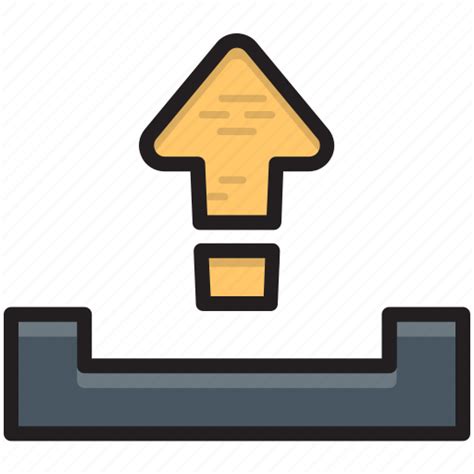file upload up arrow upload button uploading uploading tray icon