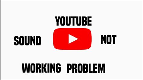 YouTube Sound Not Working Problem Audio RaviTech YouTube