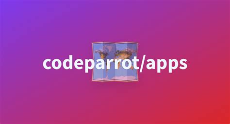 nomic ai codeparrot apps at main