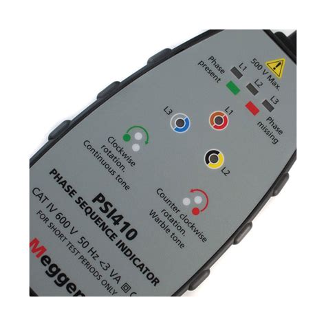 Megger Phase Rotation Meters Cromwell Tools