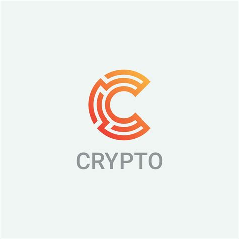 Digital Crypto Currency Logo Template Cryptography Symbol Logo Vector