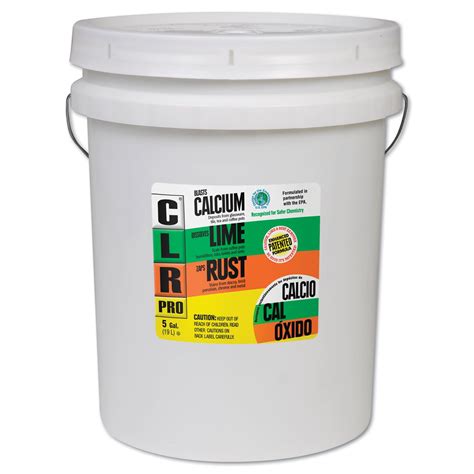 CLR PRO Calcium Lime And Rust Remover 5gal Pail Walmart Com Walmart Com