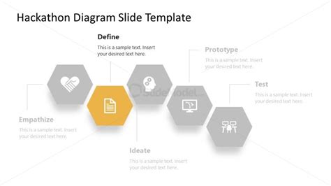 Hackathon Diagram Slide Template For Powerpoint Presentation Slidemodel