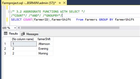 Sql Part 1 Using Sql To Build A Real Life Farm Management Database In Microsoft Sql Server