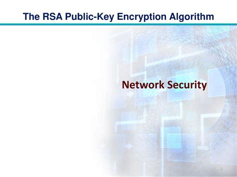 The RSA Public-Key Encryption Algorithm - ppt download