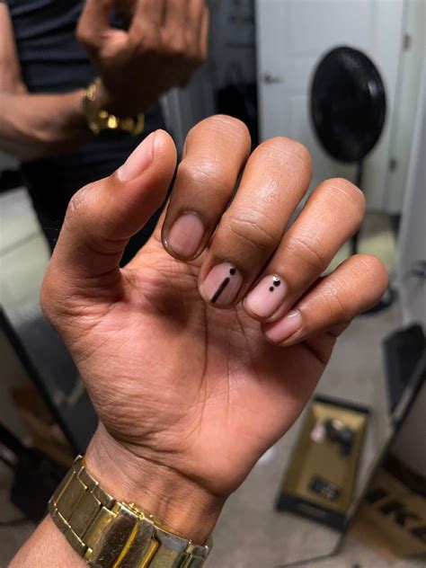 Mens Mail Art Mens Nails Minimal Nails Art Brown Nails Design
