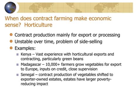 Contract Farming In Africa Opportunities And Challenges Pdf