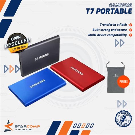 Jual Samsung External Ssd Portable Ssd T Gb Baru Garansi Tahun Shopee Indonesia