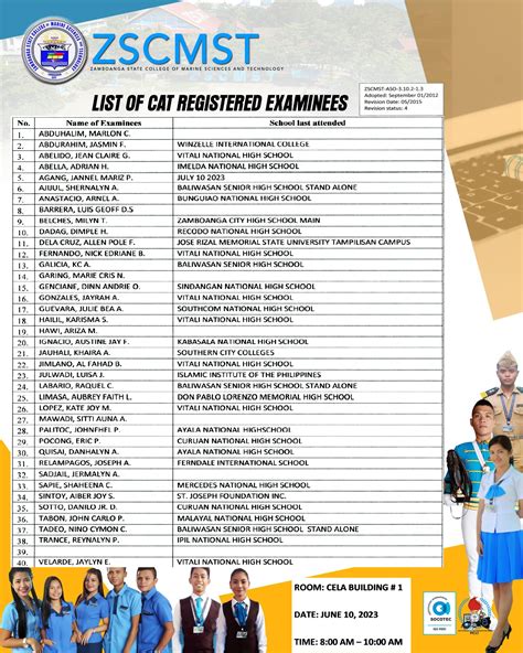 Zscmst Noticias Zscmst Admission And Scholarship Office