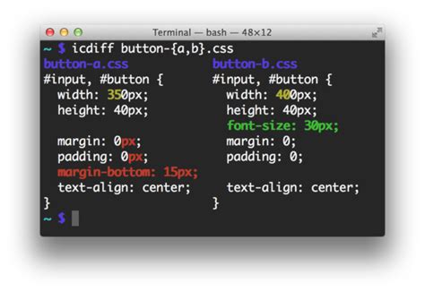 Software Rec Is There A Condensed Side By Side Diff Format Unix Linux Stack Exchange