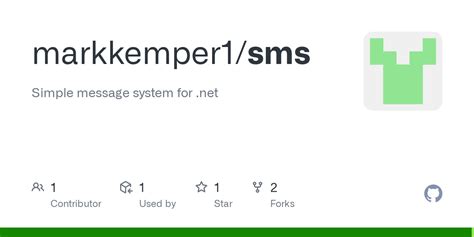 GitHub Markkemper Sms Simple Message System For Net