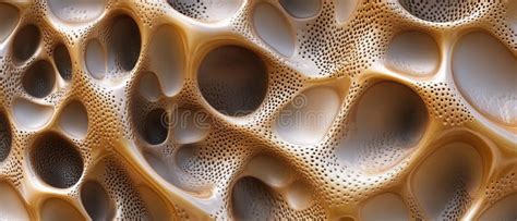 Porous Abstract Forms Organic Structure With Holes Stock Illustration Illustration Of Science