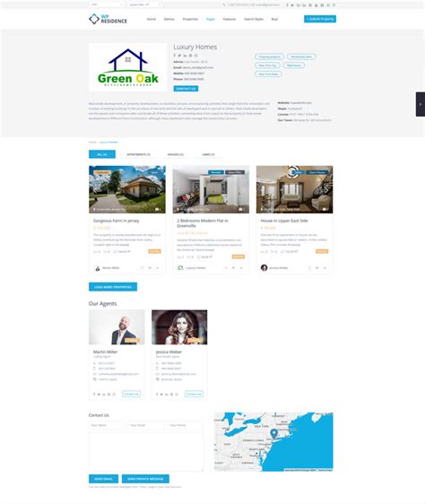 Agent Agency And Developer Pages In Wp Residence