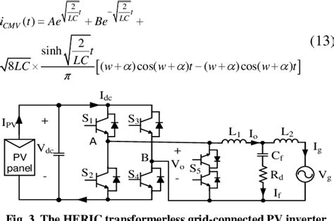 Figure 1 From Design Of A Single Phase Transformerless Grid Connected Pv Inverter Considering