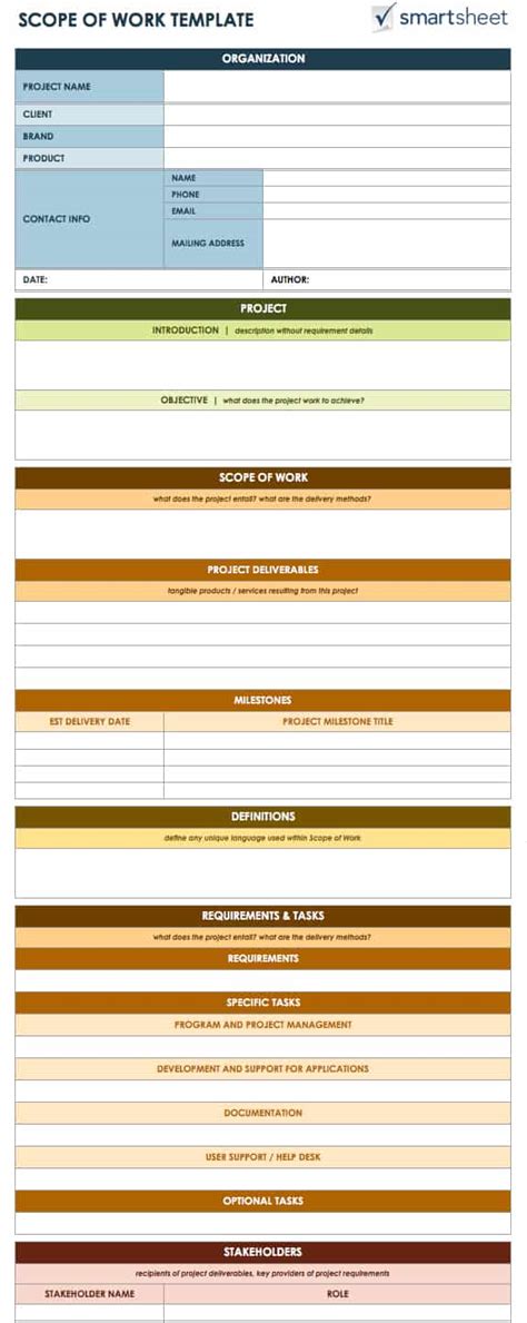 Tools For Defining And Tracking Project Deliverables Smartsheet