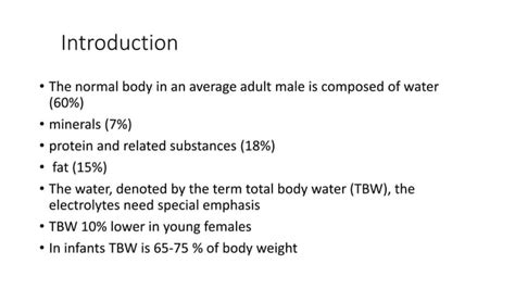 Body Fluid And Composition Pptx Chemistry Science