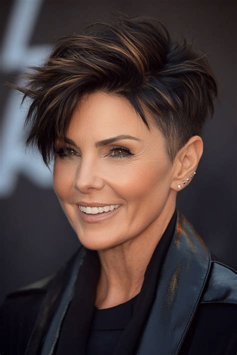 24 Stunning Short Edgy Haircuts For Women Over 50 Creativebooster