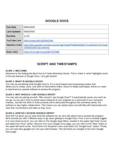 33 free script samples to download
