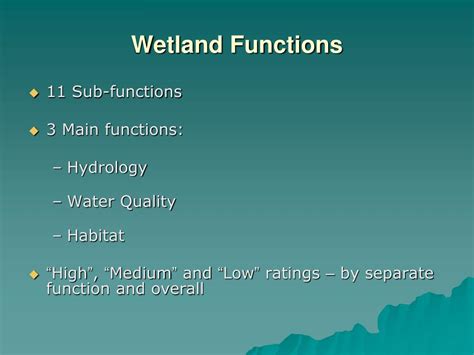 Ppt Classifying Wetlands And Assessing Their Functions Powerpoint Presentation Id369859 Ppt Classifying Wetlands And Assessing Their Functions Powerpoint Presentation Id369859