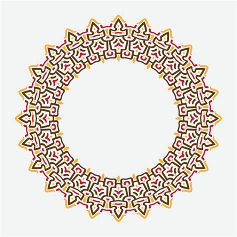 Round Or Circular Decorative Pattern For Design Framework And Banner Circle Frame Classic