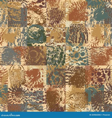 Abstact Seamless Pattern Background With Sea Stone Texture Stock Illustration Illustration Of