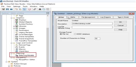 Factorytalk View Se Data Logging Real Time Process Data Capture