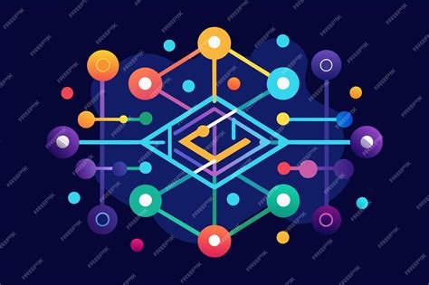 Premium Vector Abstract Data Flow Icon Vector Utilizing Intersecting