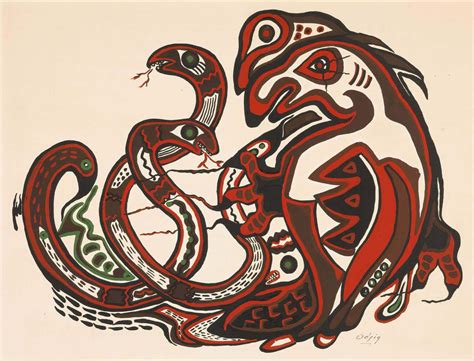 Norval Morrisseau Art Canada Institute Canadian Painters Canadian