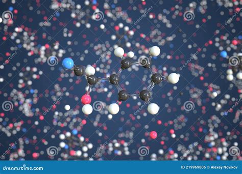 Mandelonitrile Molecule Stock Illustrations 4 Mandelonitrile Molecule