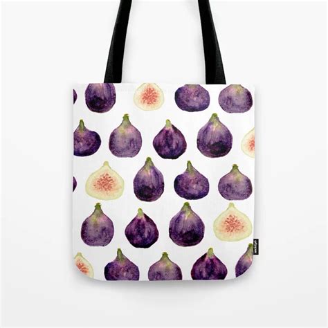 Fig Pattern Tote Bag