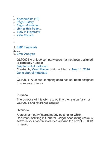 Sap Error For Cross Company Code Pdf Accounting Software