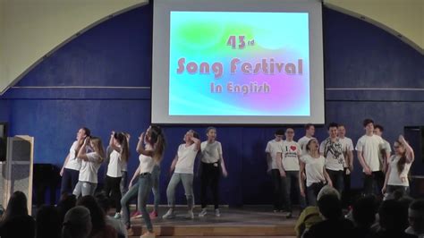 Фестиваль Песен На Английском Языке Шоу 9В Класса 2017 Youtube