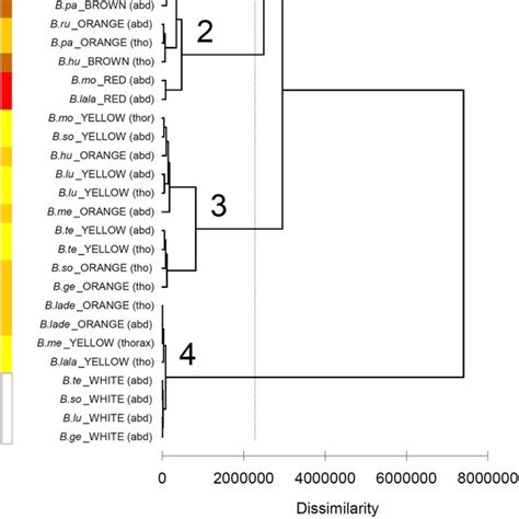 Results From Multivariate Analyses A Dendrogram Obtained From The