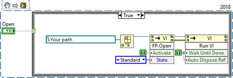 Solved Open Subvi From Frontpanel With Button Ni Community
