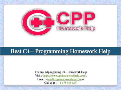 Best C Programming Homework Help Pptx Programming Languages