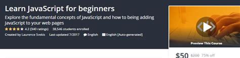 11 Best Online Classes To Learn Javascript Faster In 2018 Technig