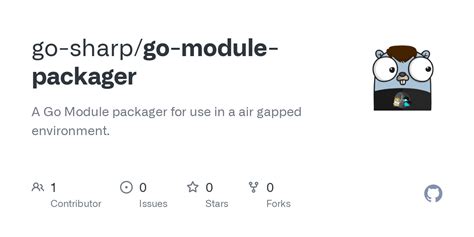 Github Go Sharpgo Module Packager A Go Module Packager For Use In A