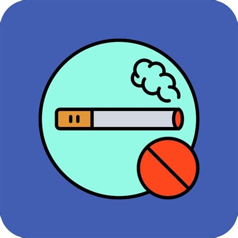 흡연 금지 아이콘 프리미엄 벡터