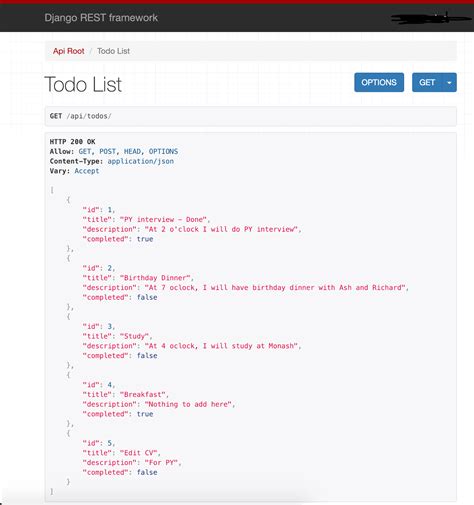 django backend react frontend todo app tutorial cont by gazza