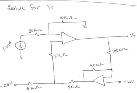 Solved Solve For Vo Chegg Com