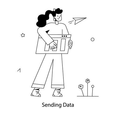 Trendy Sending Data 45884019 Vector Art At Vecteezy
