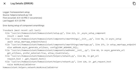 Version 20213 Smartthings Integration Breaks · Issue 47449 · Home Assistantcore · Github
